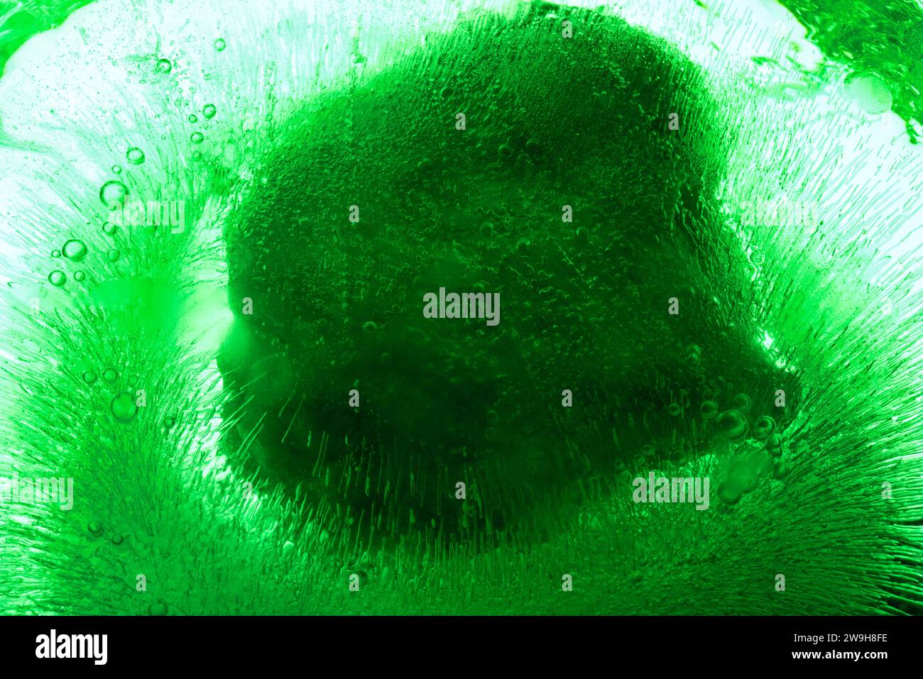 frozen water ice air bubbles in ice colors abstraction beautiful ...