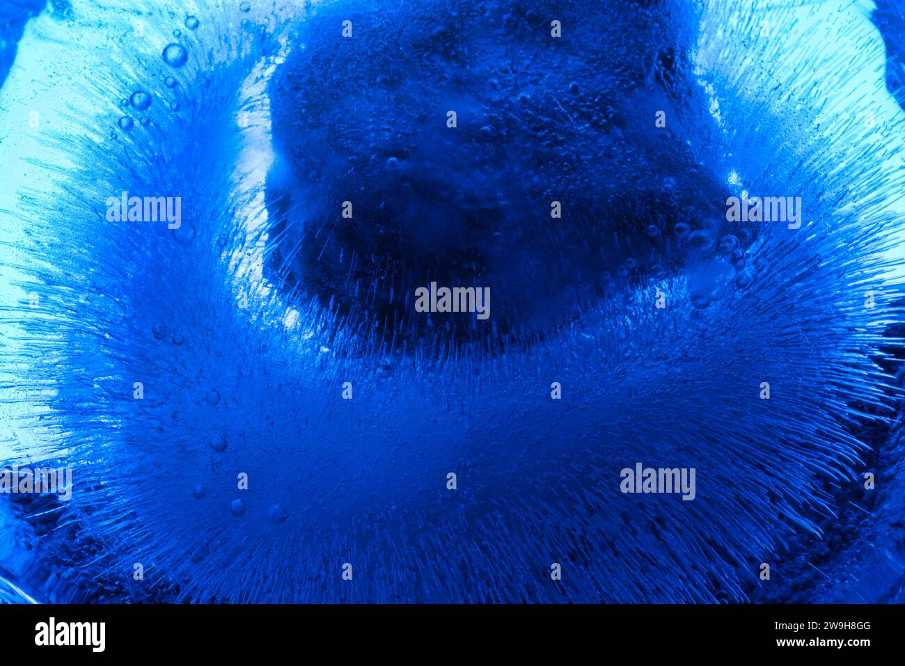 frozen water ice air bubbles in ice colors abstraction beautiful ...
