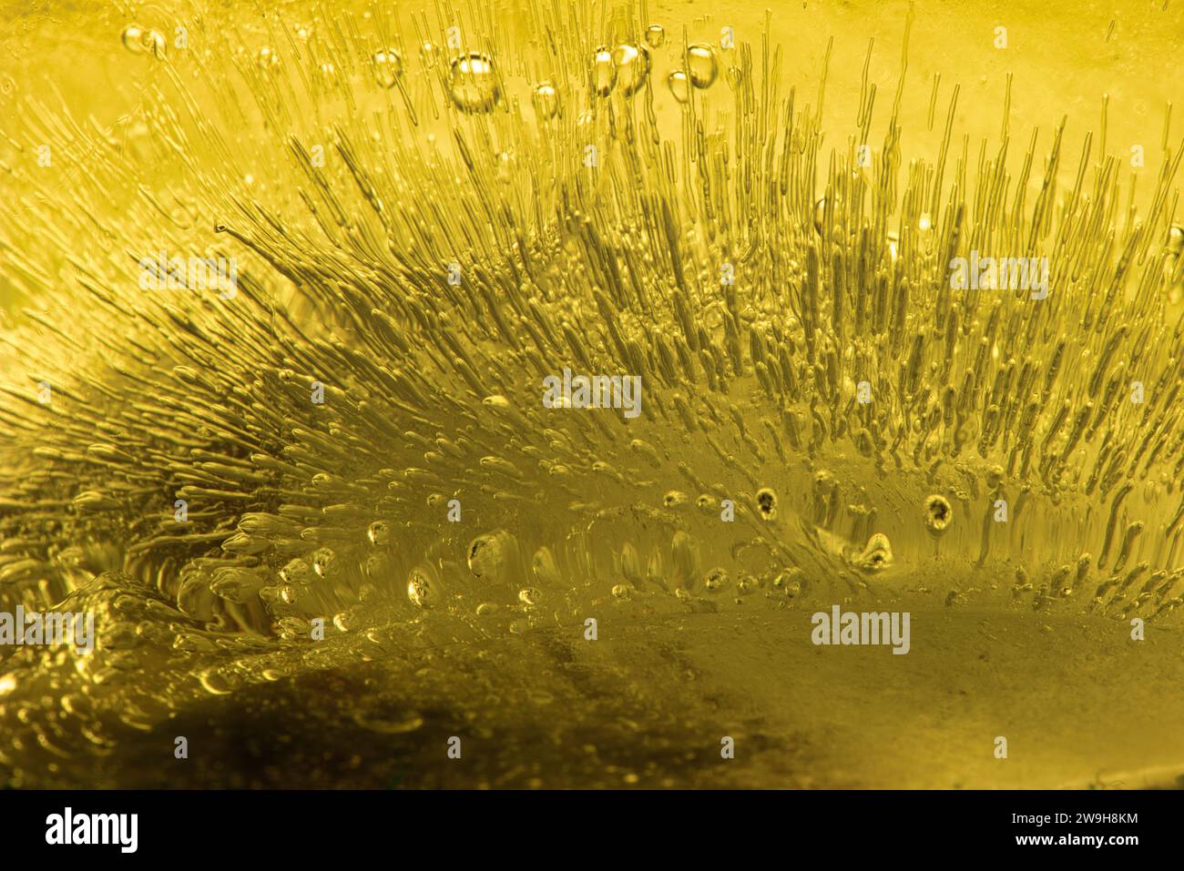frozen water ice air bubbles in ice colors abstraction beautiful ...