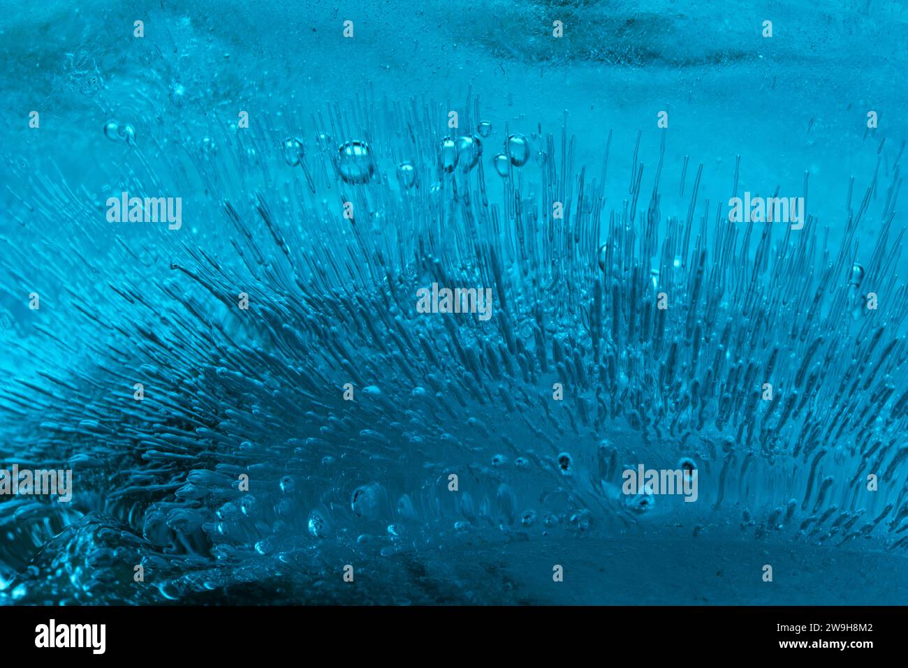 frozen water ice air bubbles in ice colors abstraction beautiful ...