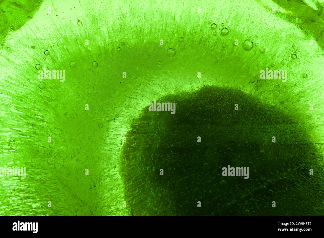 frozen water ice air bubbles in ice colors abstraction beautiful ...