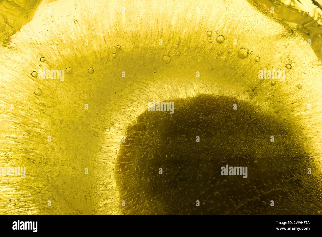 frozen water ice air bubbles in ice colors abstraction beautiful ...