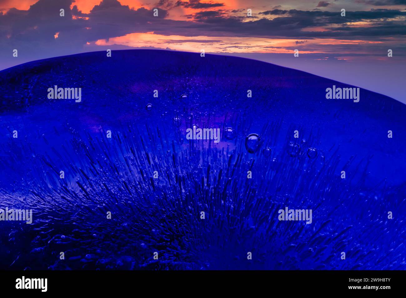 frozen water ice air bubbles in ice colors abstraction beautiful ...