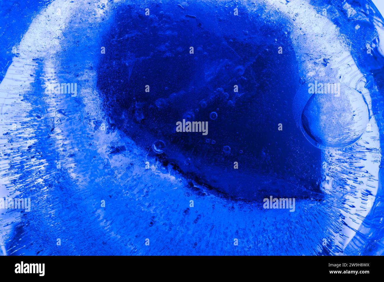 frozen water ice air bubbles in ice colors abstraction beautiful ...