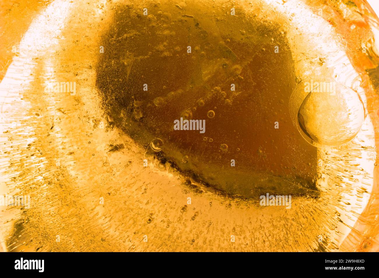 frozen water ice air bubbles in ice colors abstraction beautiful ...
