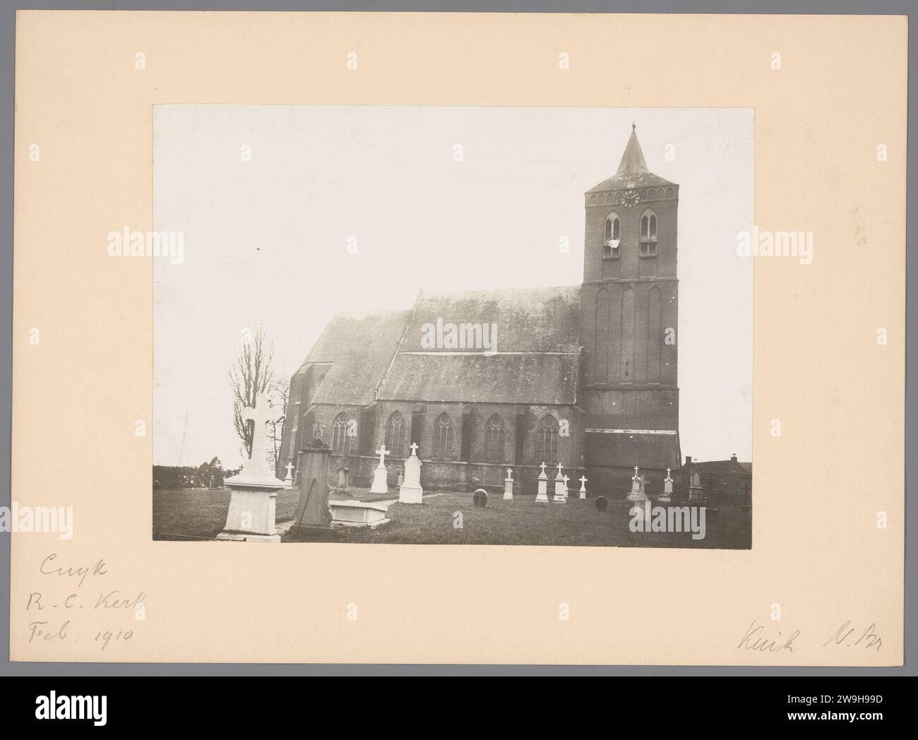 View of the old Sint-Martinuskerk in Cuijk, Anonymous (Monumentenzorg ...