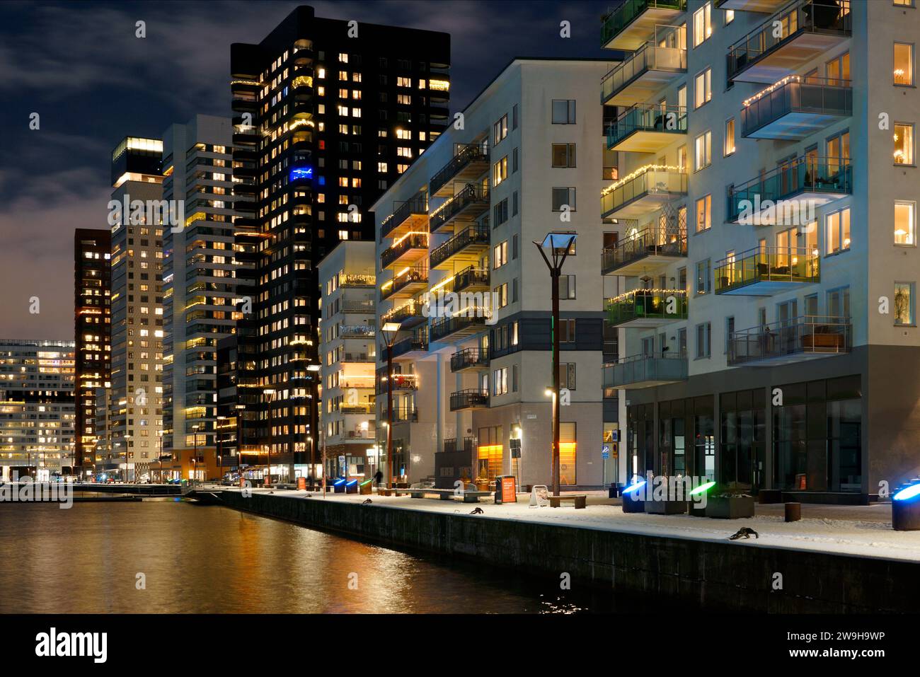 Modern apartment buildings in Stockholm - Sweden Stock Photo - Alamy