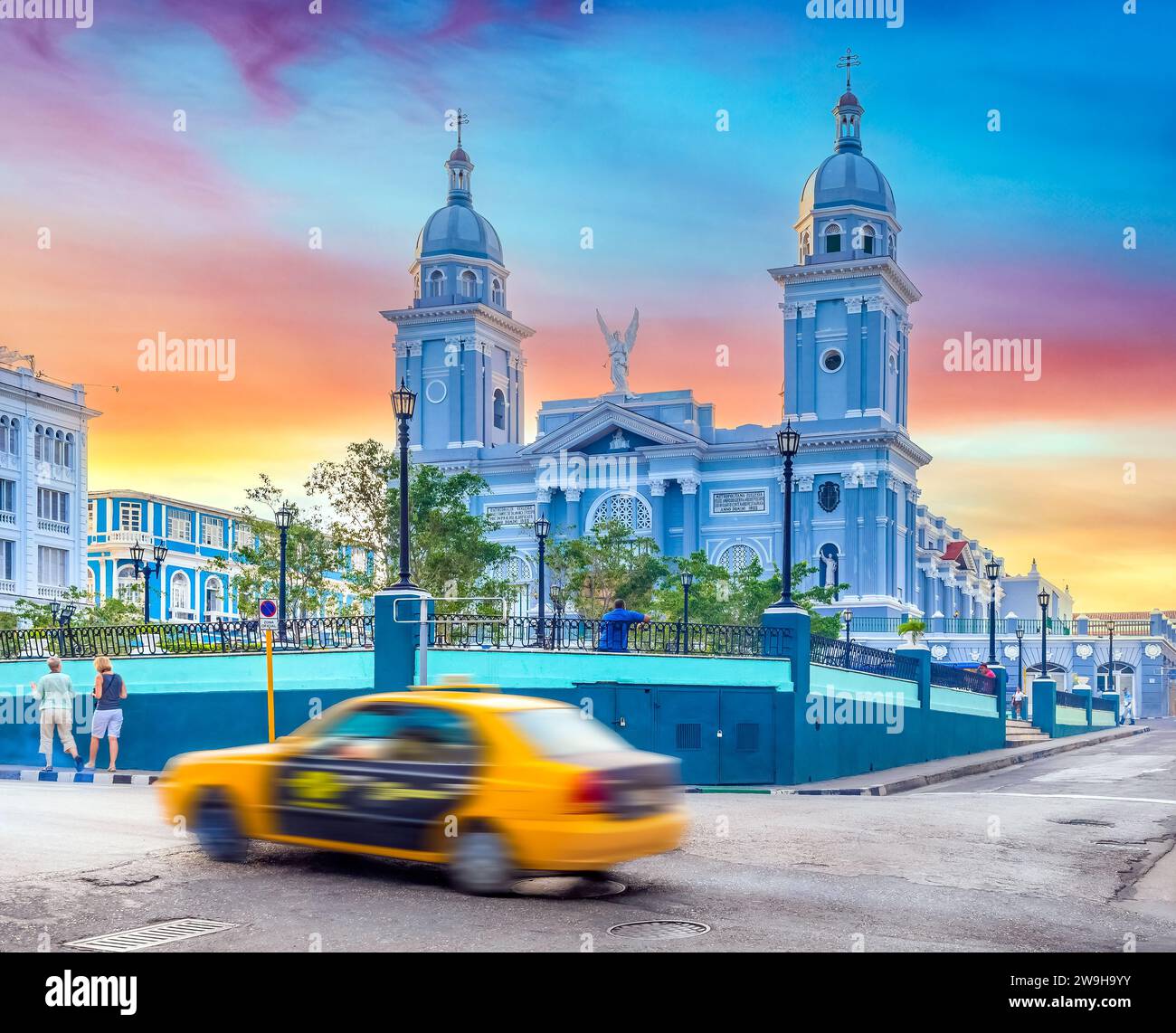Our Lady of Assumption Cathedral, Santiago de Cuba, Cuba Stock Photo ...