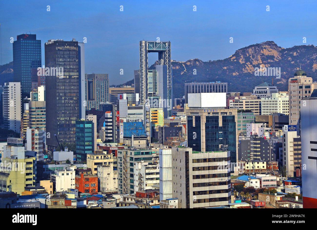 aerial view of Seoul city, South Korea Stock Photo - Alamy