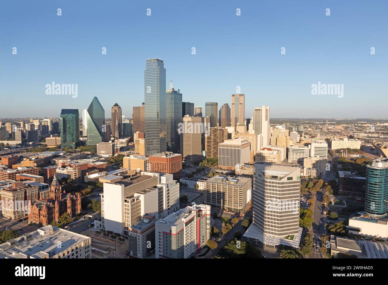 scenic skyline in late afternoon in Dallas, Texas, USA Stock Photo - Alamy