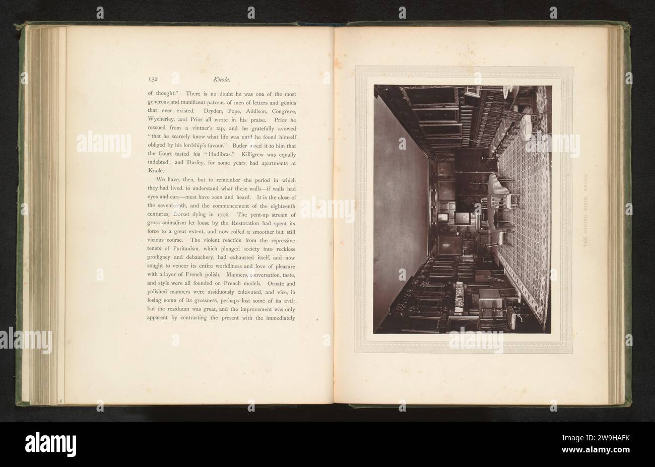 Interior of the Knole House dining room, Stephen Thompson, c. 1866 - in ...