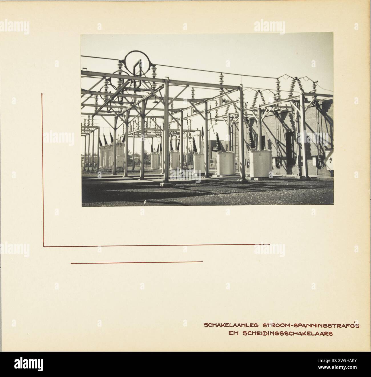 Trafos and switches at an unknown location in the United States, 1936 ...