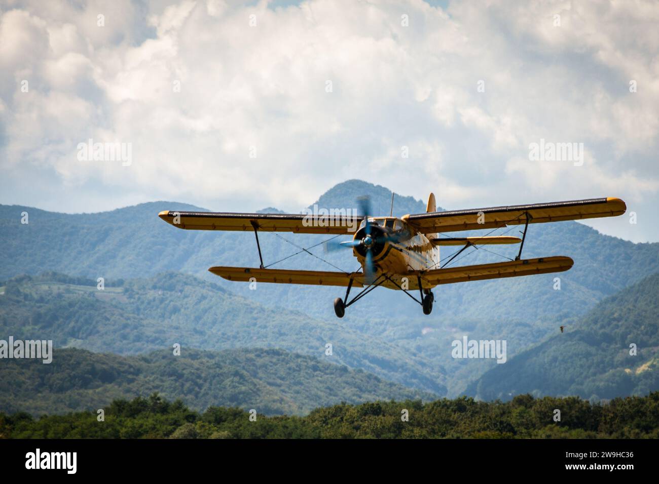 Aircraft in ascent: capturing the power and grace of flight Stock Photo ...