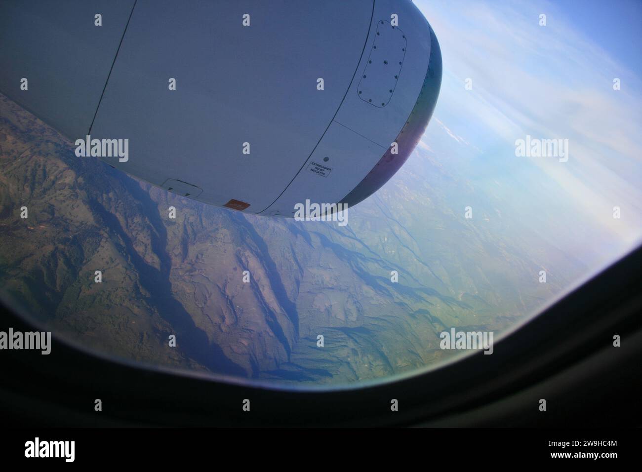 Aircraft in ascent: capturing the power and grace of flight Stock Photo ...