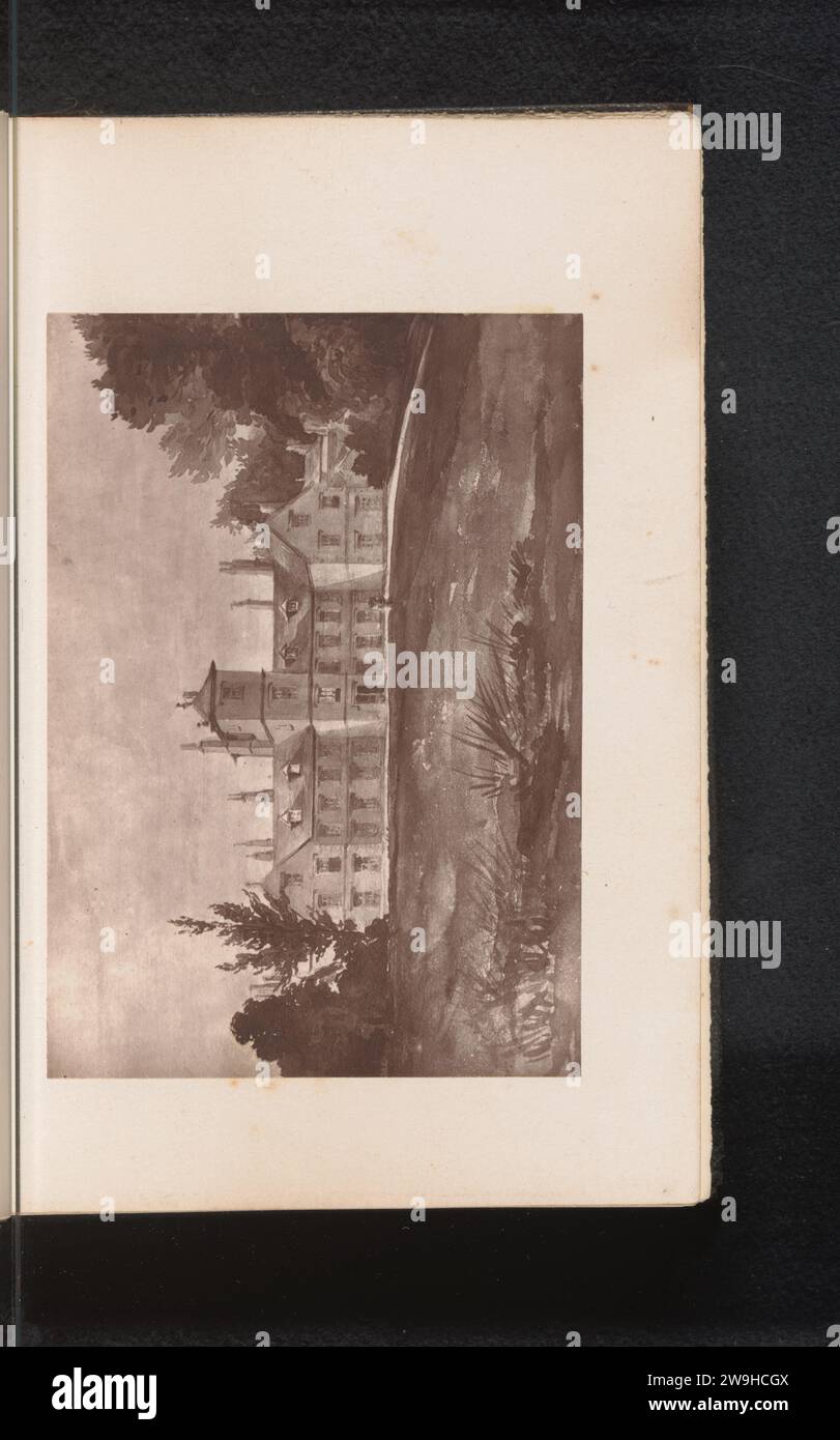 Photo production of a painting, representing a face on Toft Hall in ...