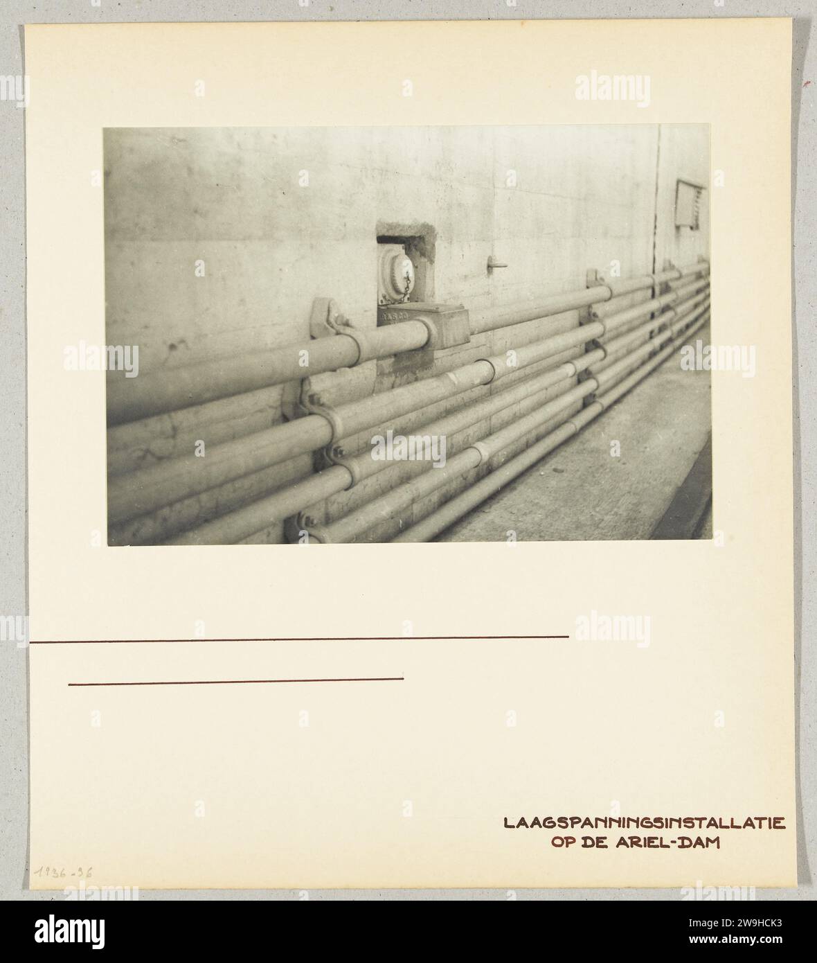 Ariel Dam, Washington [State], United States: Low voltage installation ...
