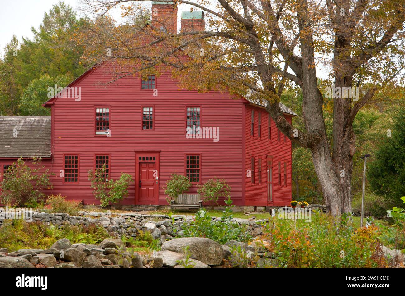 Nathan Hale House, Nathan Hale Homestead, Connecticut Stock Photo - Alamy