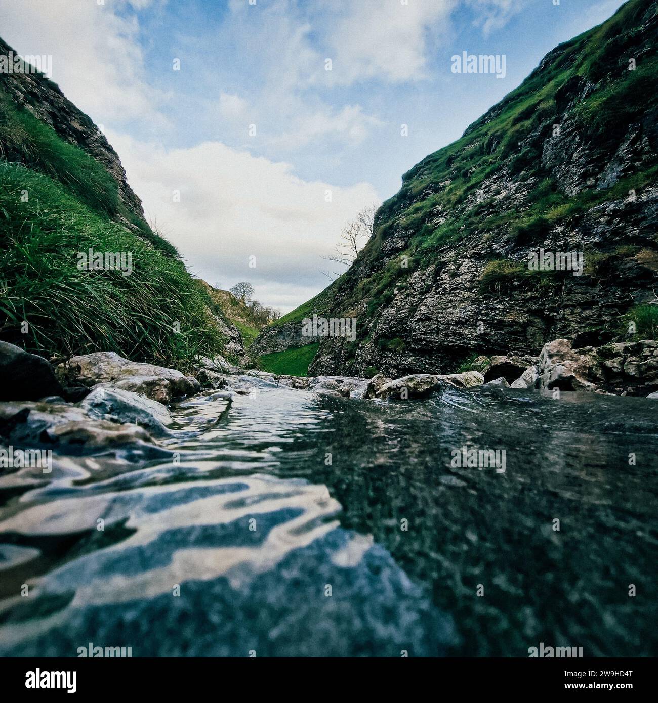This trio of images captures the raw, untouched splendor of Cave Dale ...