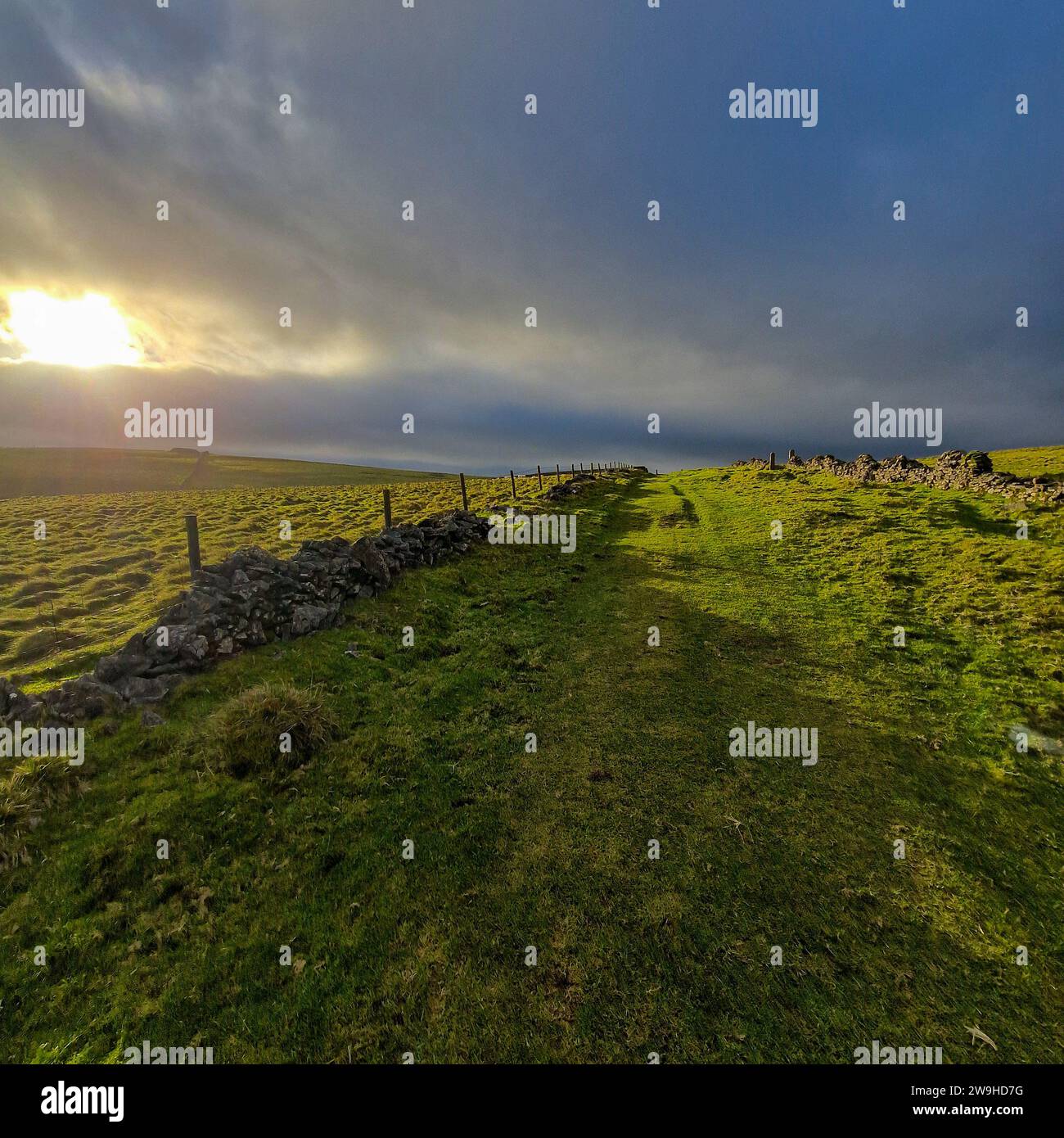 This trio of images captures the raw, untouched splendor of Cave Dale ...