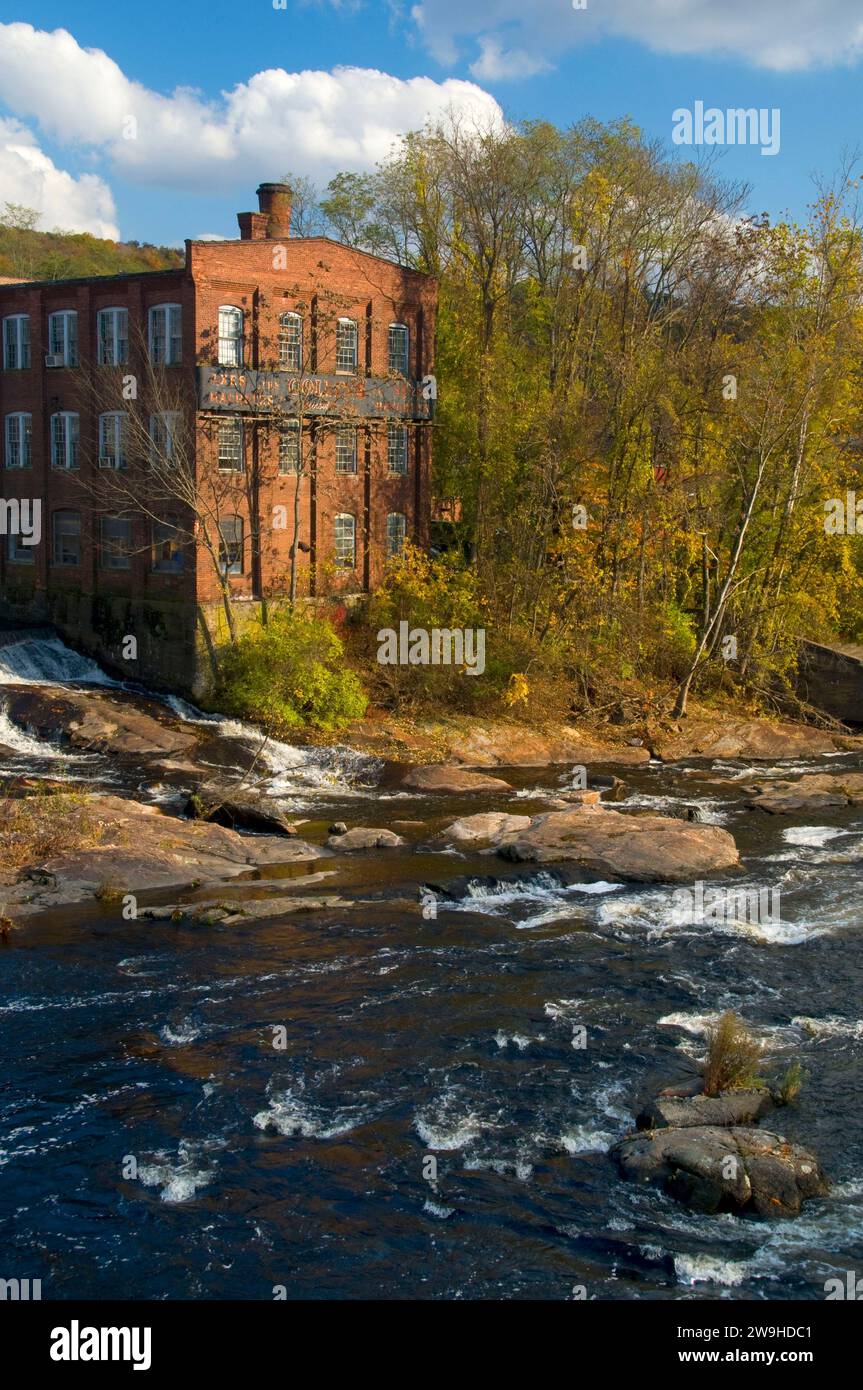 Historic Collins Company factory along Farmington River, Collinsville Historic District ...