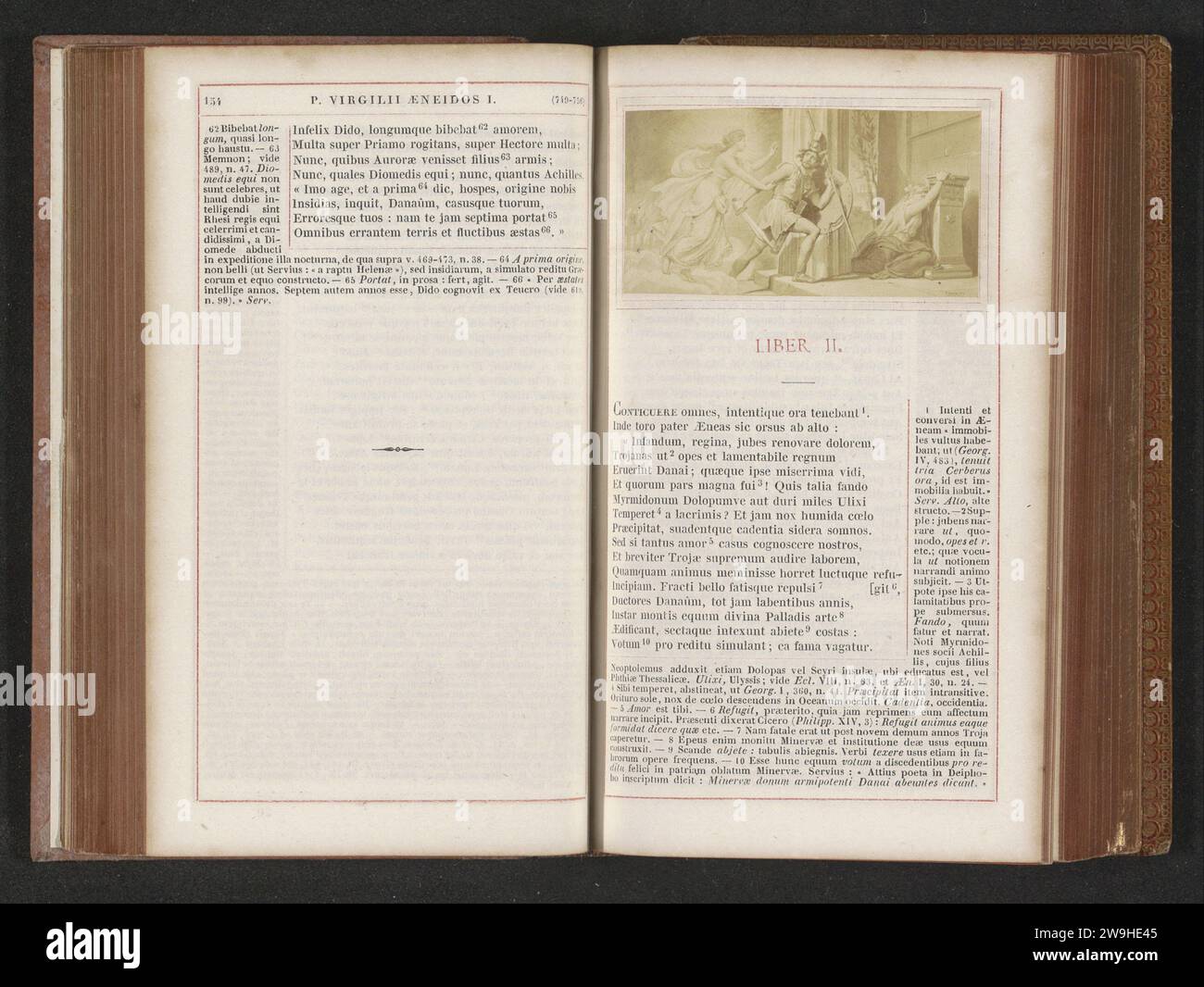 Photo production of a painting, representing Venus keeps Aeneas of the ...