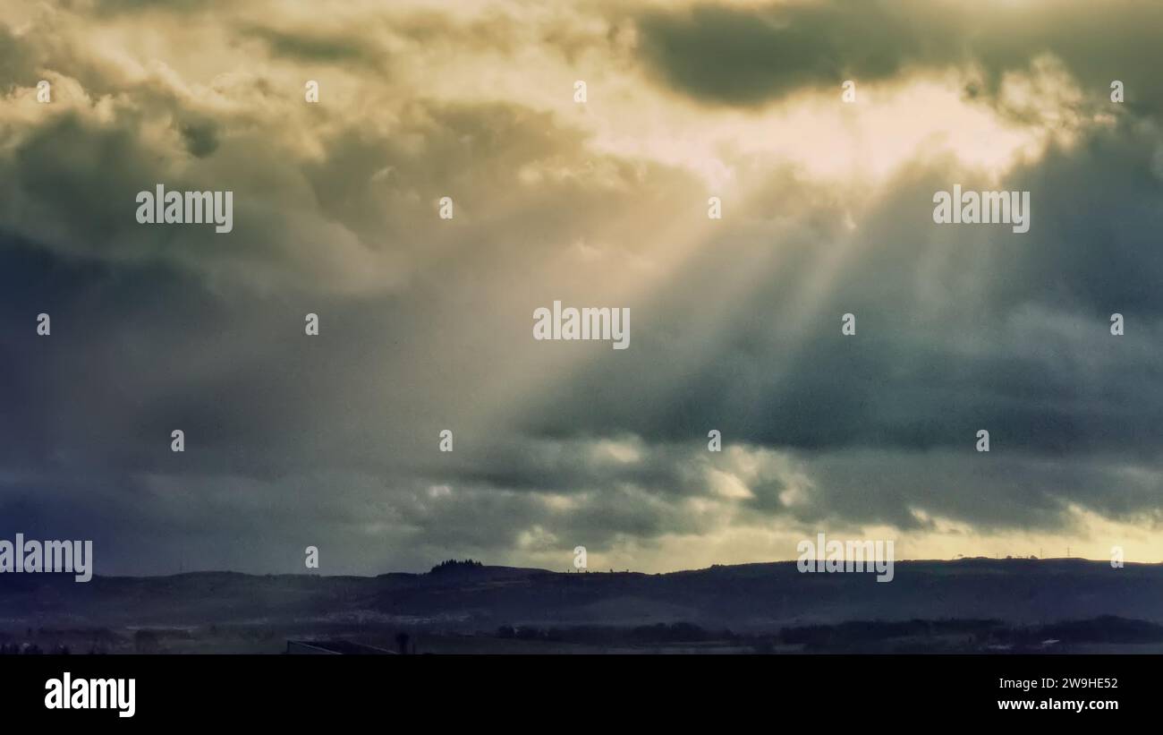 Glasgow, Scotland, UK. 28th December, 2023. UK Weather: Storm Gerrit ...