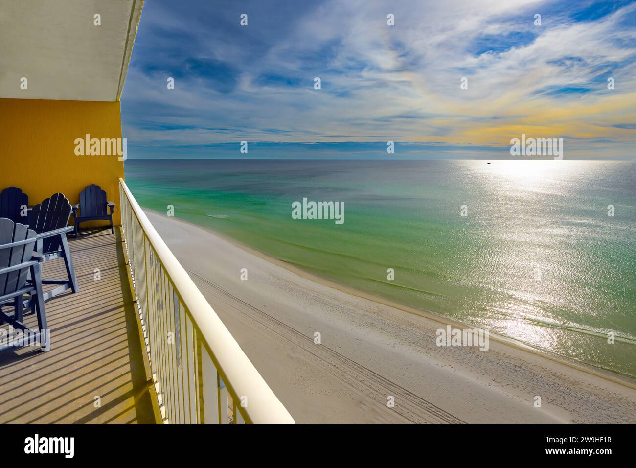 Panama City Beach unveils its beauty from this enchanting balcony view ...