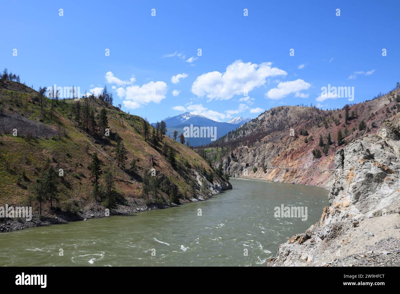 The Thomson river cutting through pre glacial bedrock and winding its ...