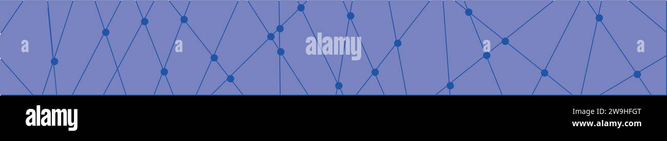 A blue banner background of dots and thin lines connecting them Stock ...