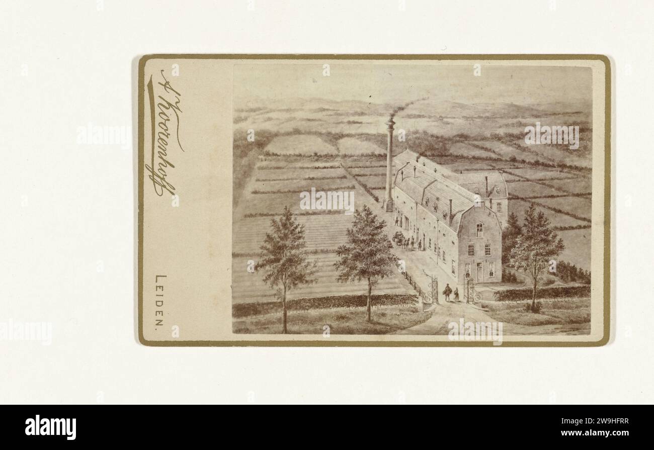 Photo production of a drawing or print from factory Anna in Noordwijk ...