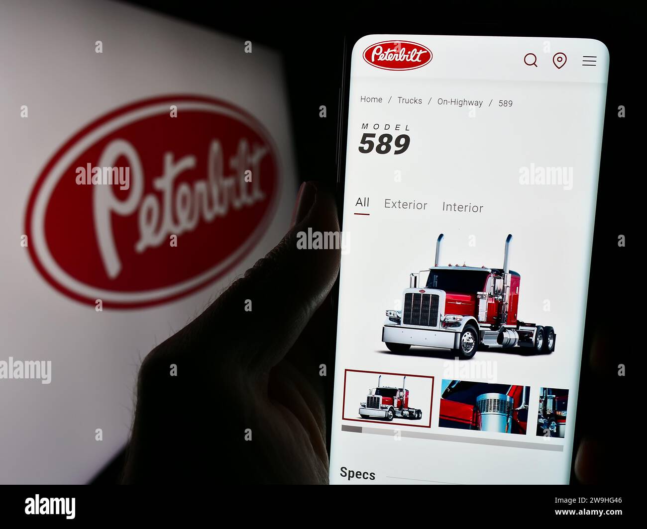 Peterbilt motors hi-res stock photography and images - Alamy