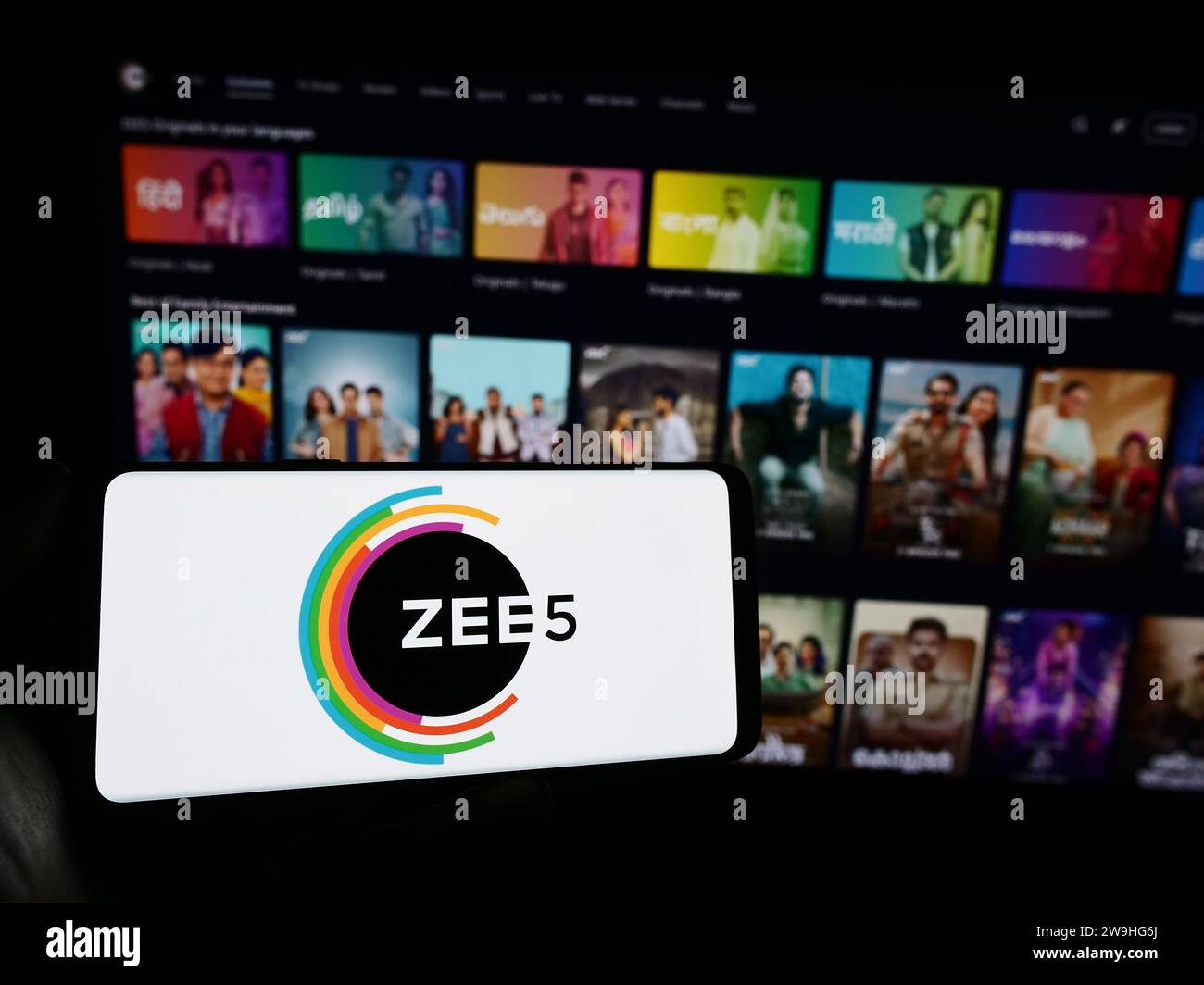 Zee5 logo hi-res stock photography and images - Alamy