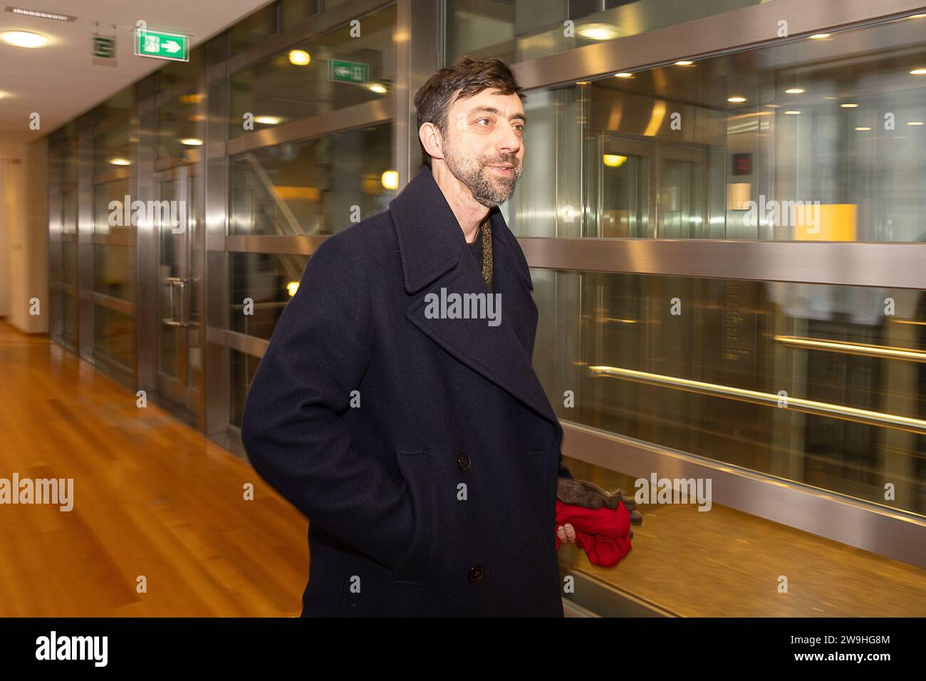 Brussels, Belgium. 28th Dec, 2023. Open Vld's Willem-Frederik Schiltz ...