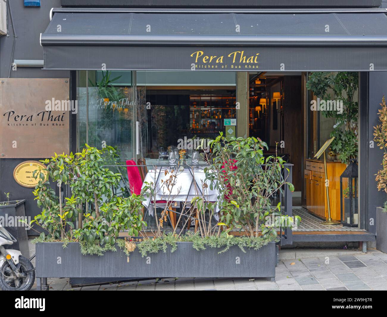 Istanbul, Turkey - October 19, 2023: Pera Thai Asian Restaurant Kitchen ...