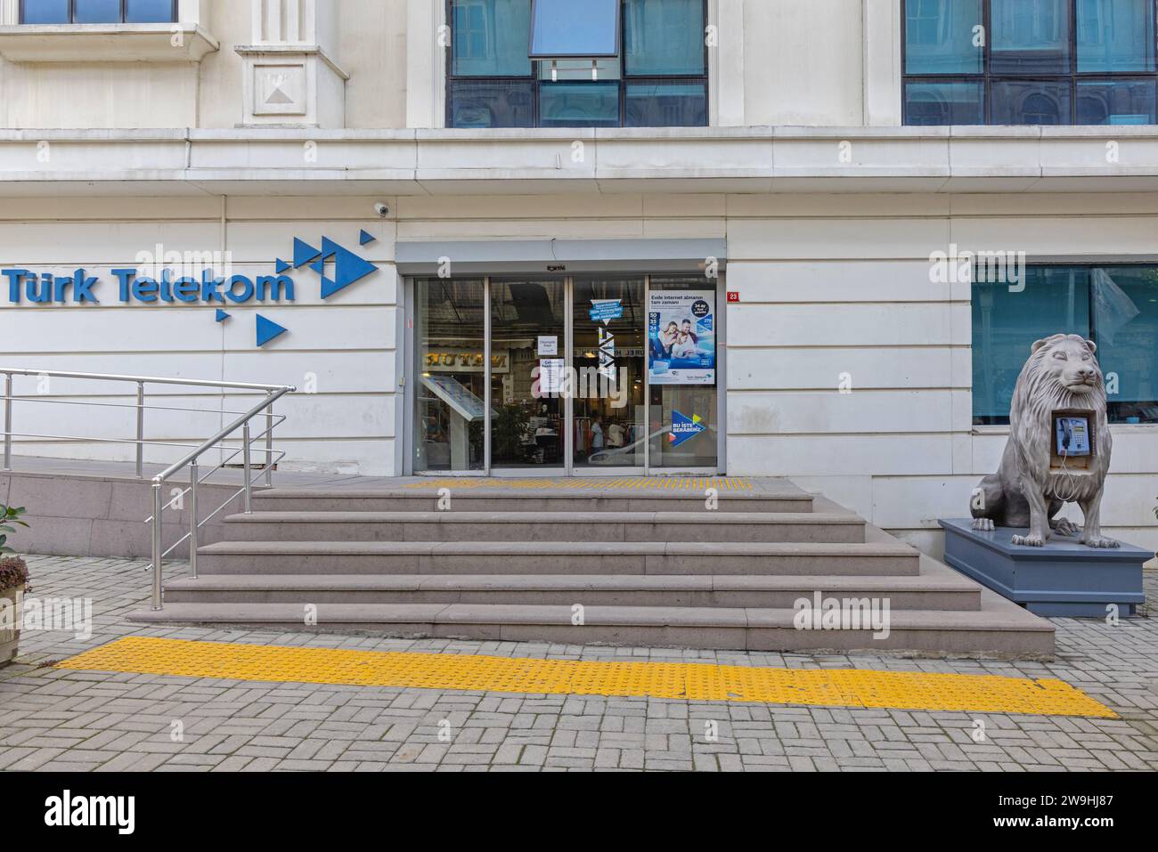 Istanbul, Turkey - October 20, 2023: Turk Telekom Telecommunication ...