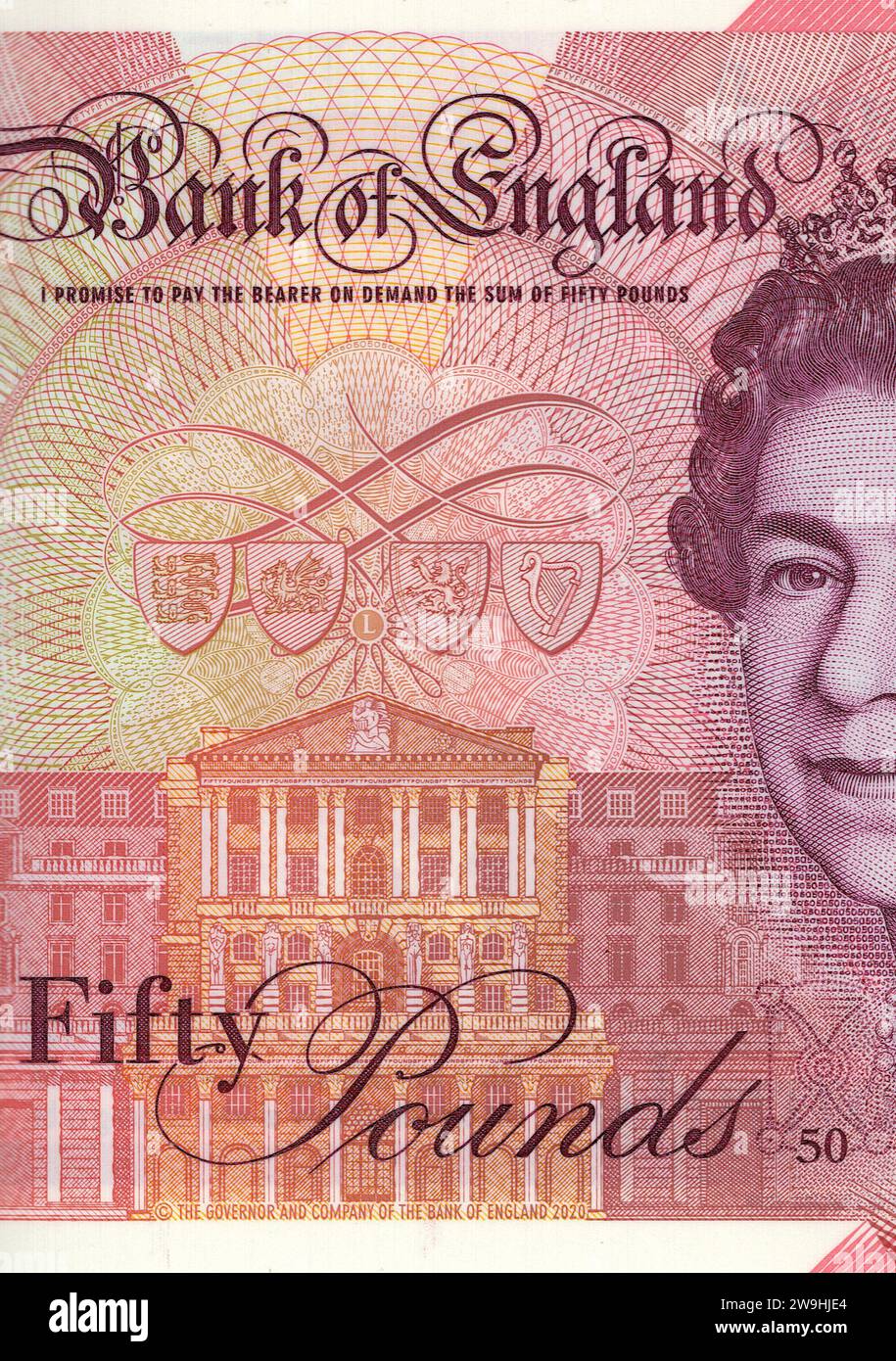 Fifty pound note white background hi-res stock photography and images ...