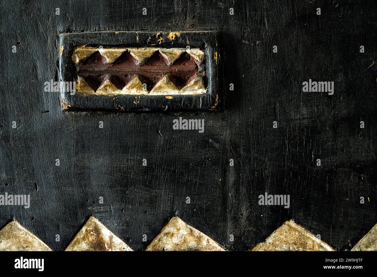 The Voodoo series: a dark peering Stock Photo - Alamy