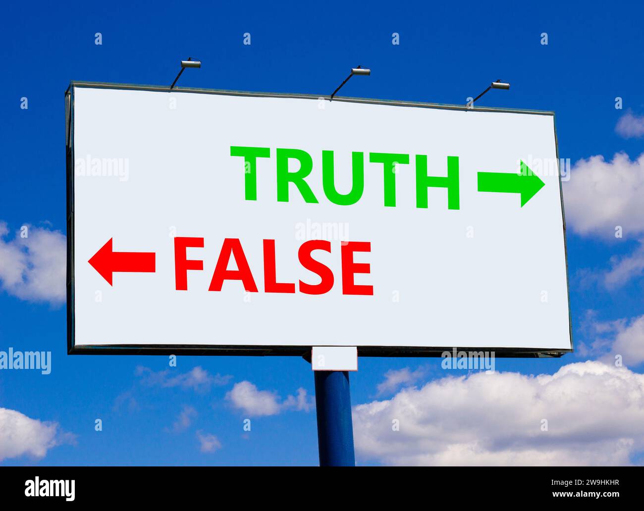 Truth or false symbol. Concept word Truth or False on beautiful ...