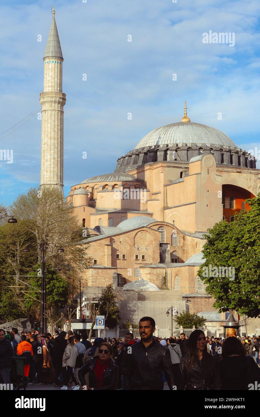Hagia Sophia Grand Mosque, formerly a cathedral and architectural and ...