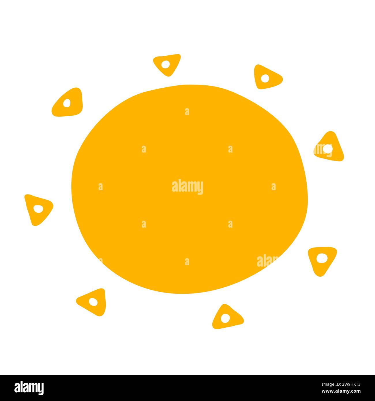 Hand drawn Sun icon vectors isolated on white background. Sunset icon ...