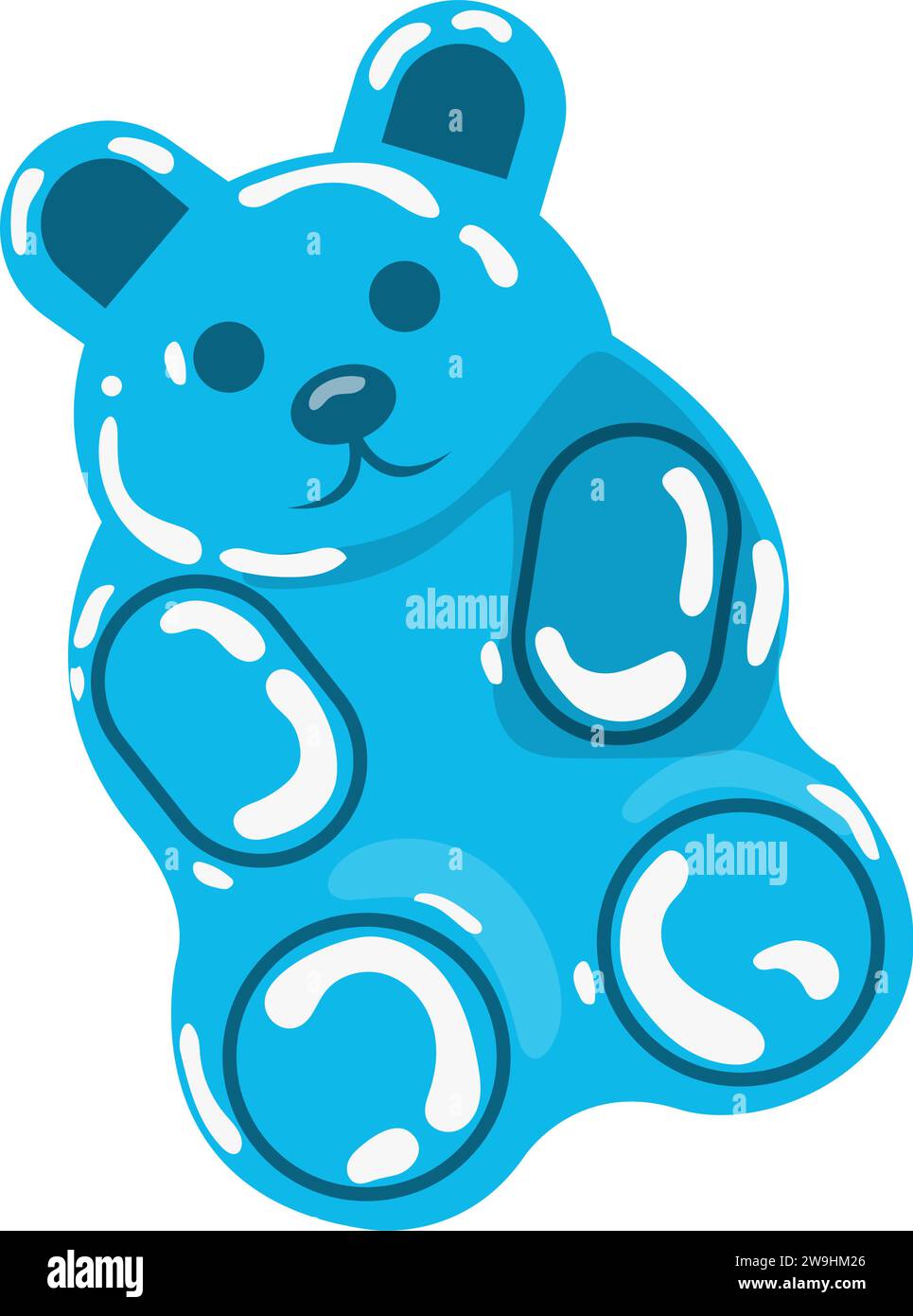 Gummy bear candy isolated Stock Vector Images - Alamy