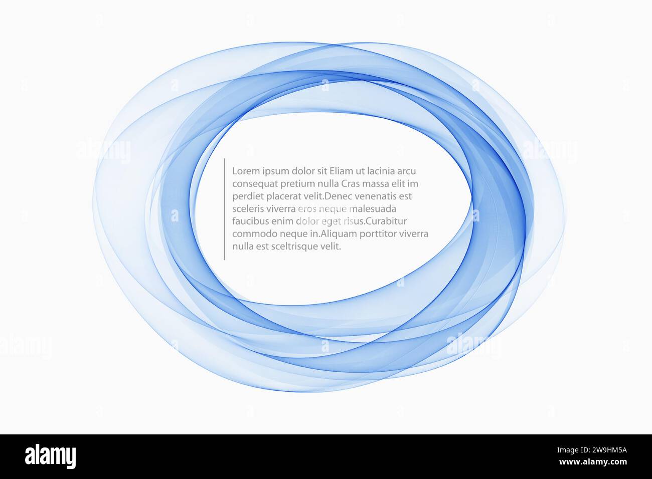 Abstract vortex energy circle. Blue wave design element. Transparent ...