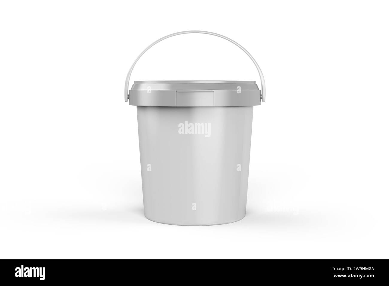 Plastic Bucket MockUp 3D Rendering Stock Photo - Alamy
