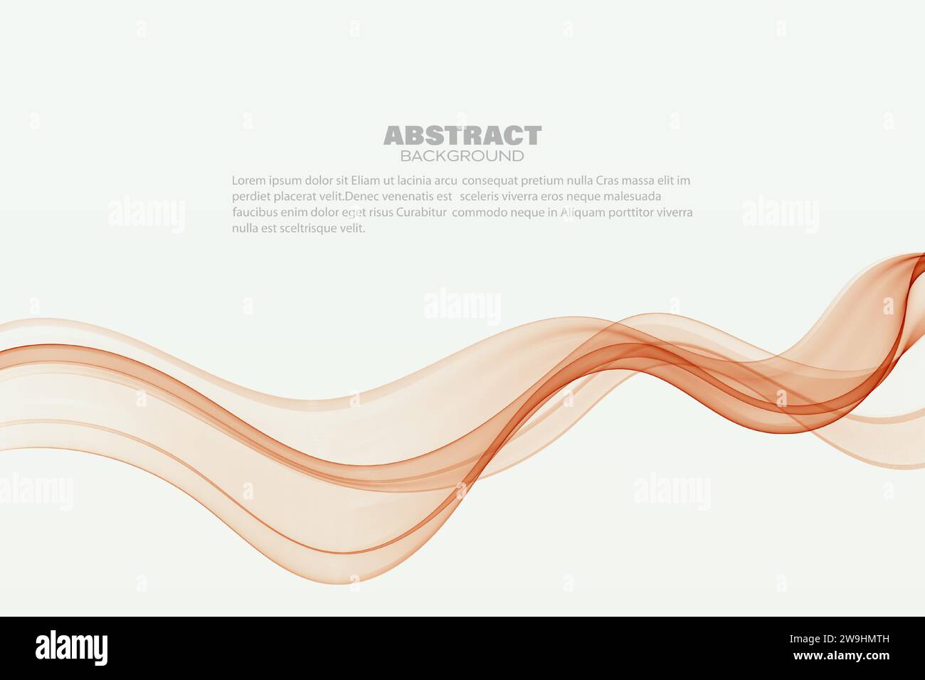Abstract peach swirl wave background. Design element, transparent wave ...
