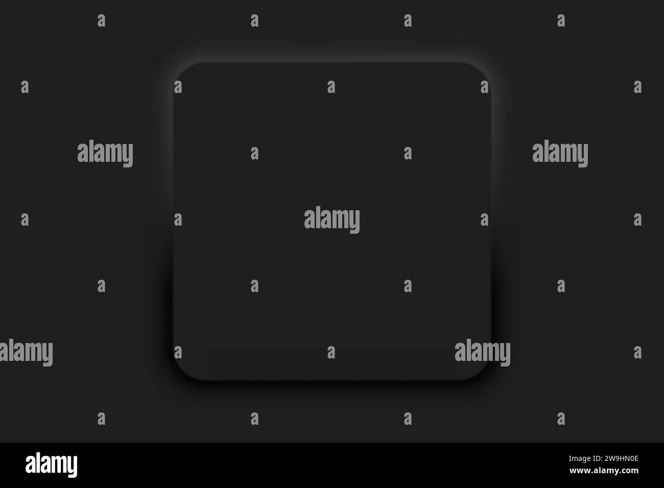 Abstract black background, square shape with light and shadow Stock ...