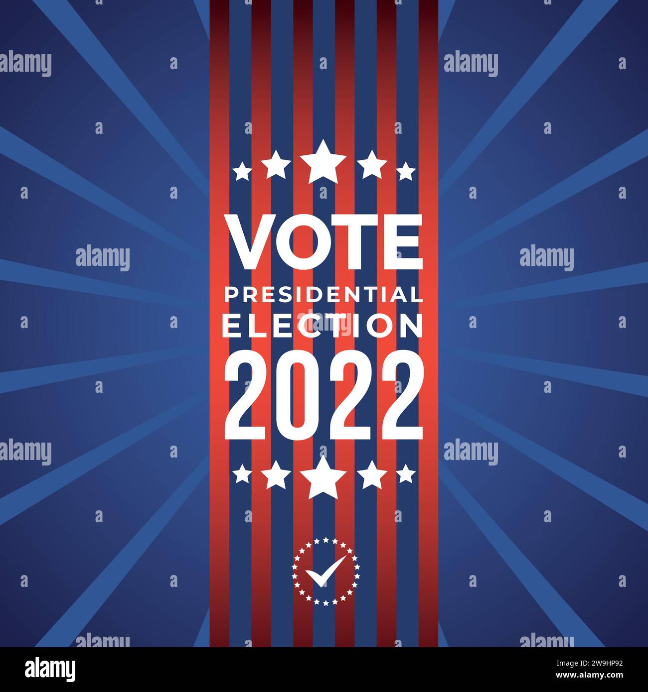 Election day card Flag of United States Vector Stock Vector Image & Art ...