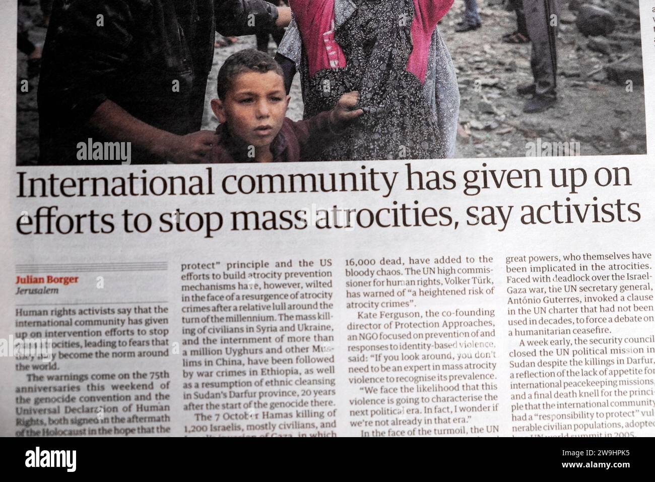 'International community has given up on efforts to stop mass ...