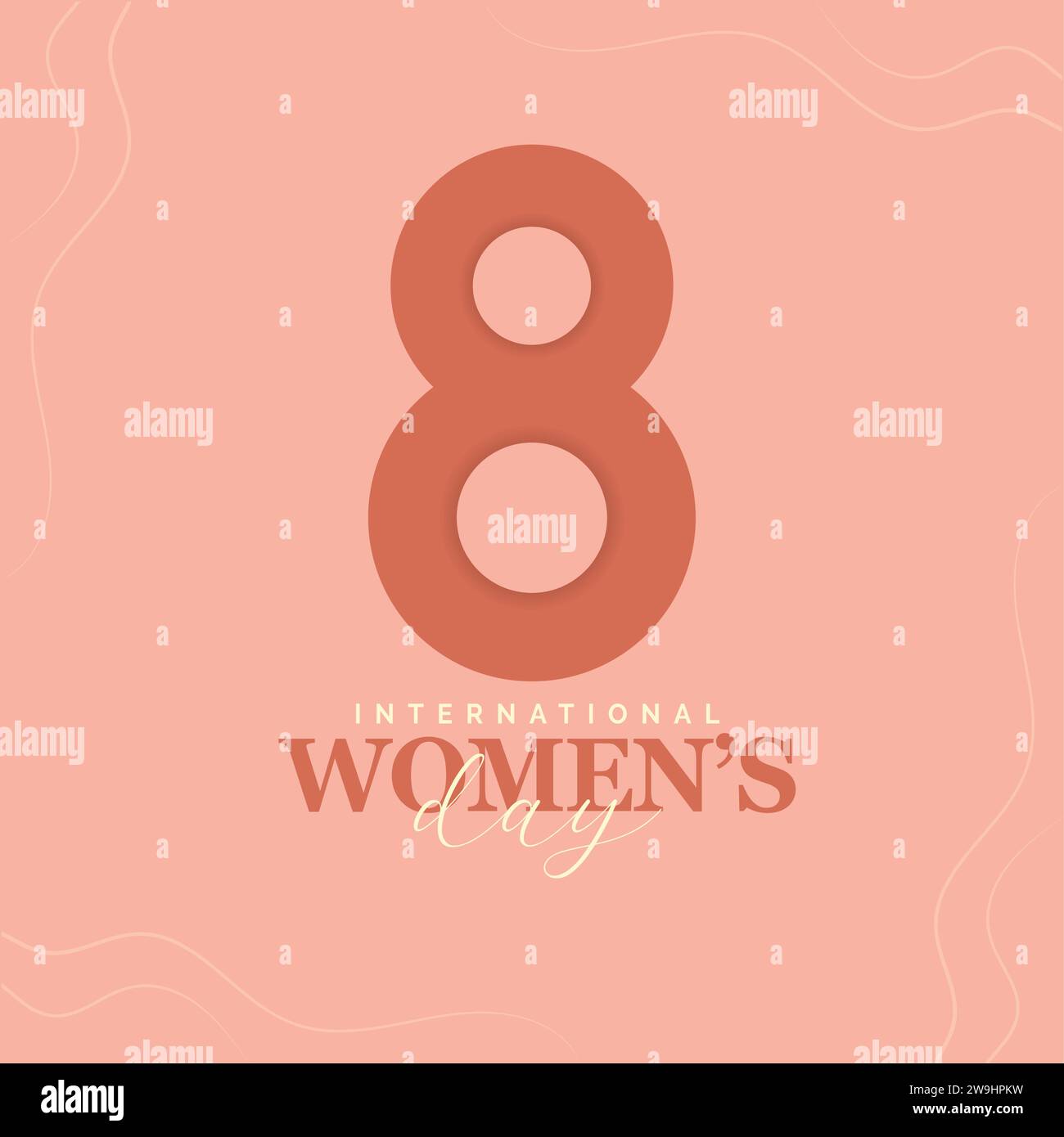 Women day card Number 8 and letter Vector Stock Vector Image & Art - Alamy