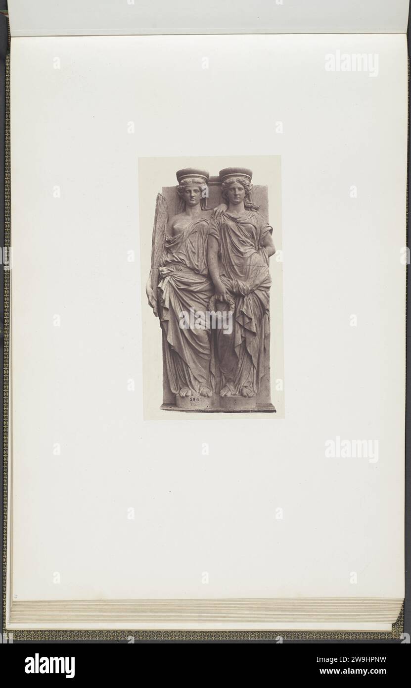 GIPS models for Cararians on the Palais du Louvre by Jules Cavelier, c ...