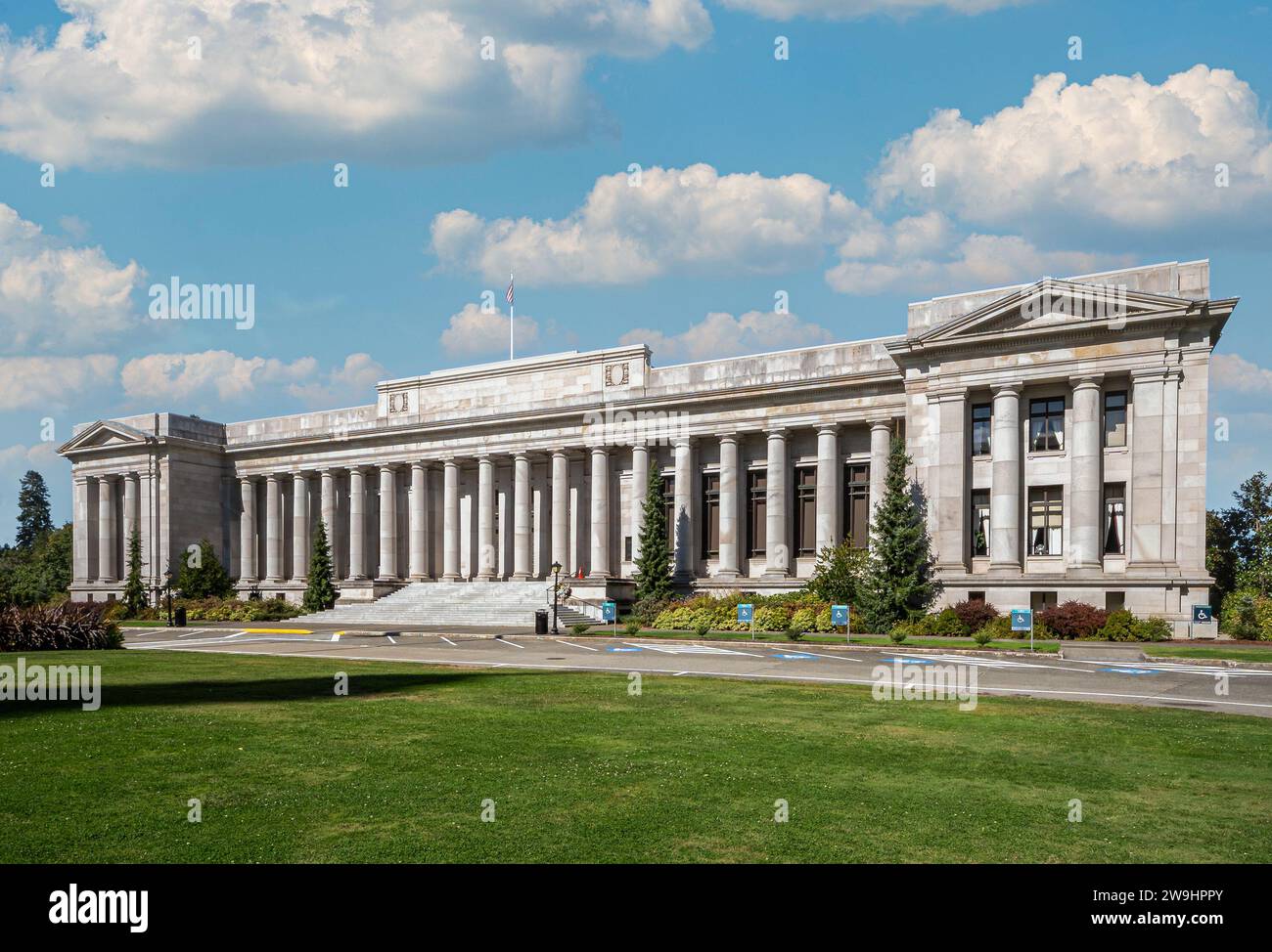 Olympia, WA - US - Sept. 20 2021: Horizontal view of the Temple of ...